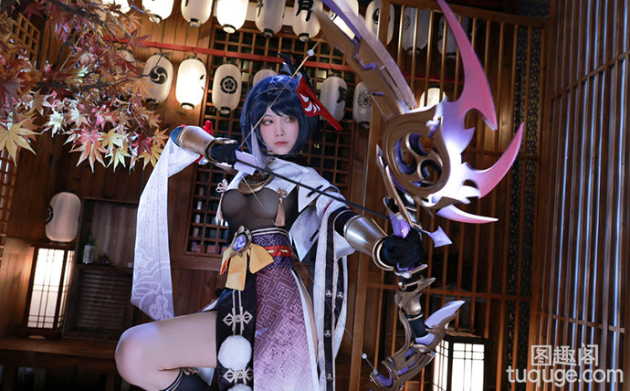 水淼aqua九条裟罗主题cos图片包线上看图欣赏 - 图趣阁