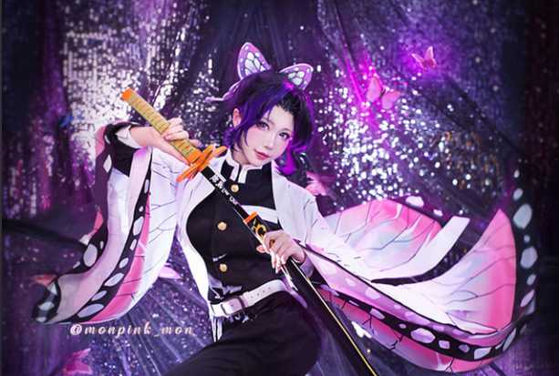 Mon夢_monpink蝴蝶忍COS：完美诠释虫柱的优雅与坚韧 - 图趣阁